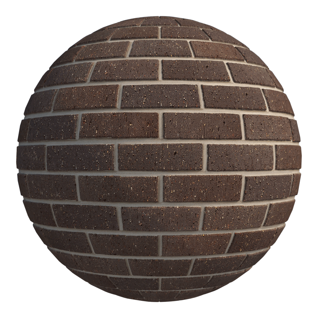 Himley Dark Brown Rustic Brick Texture Maps – CG Bricks