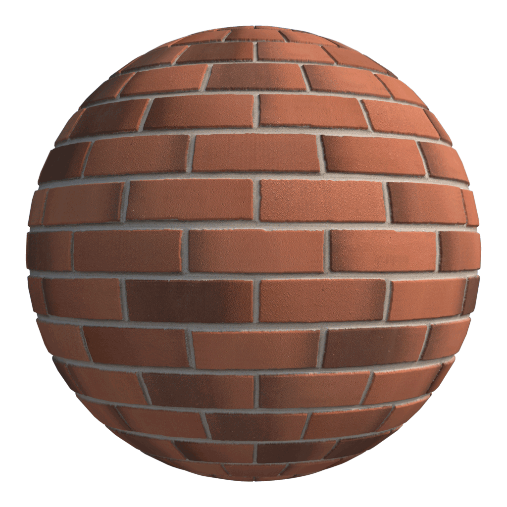 Callerton Weathered Red Brick Texture Maps – CG Bricks