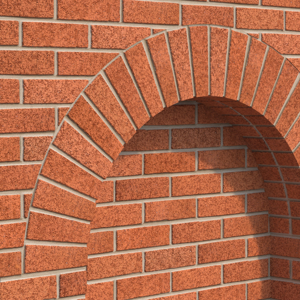 Ravenhead Red Rustic Brick Texture Maps – CG Bricks