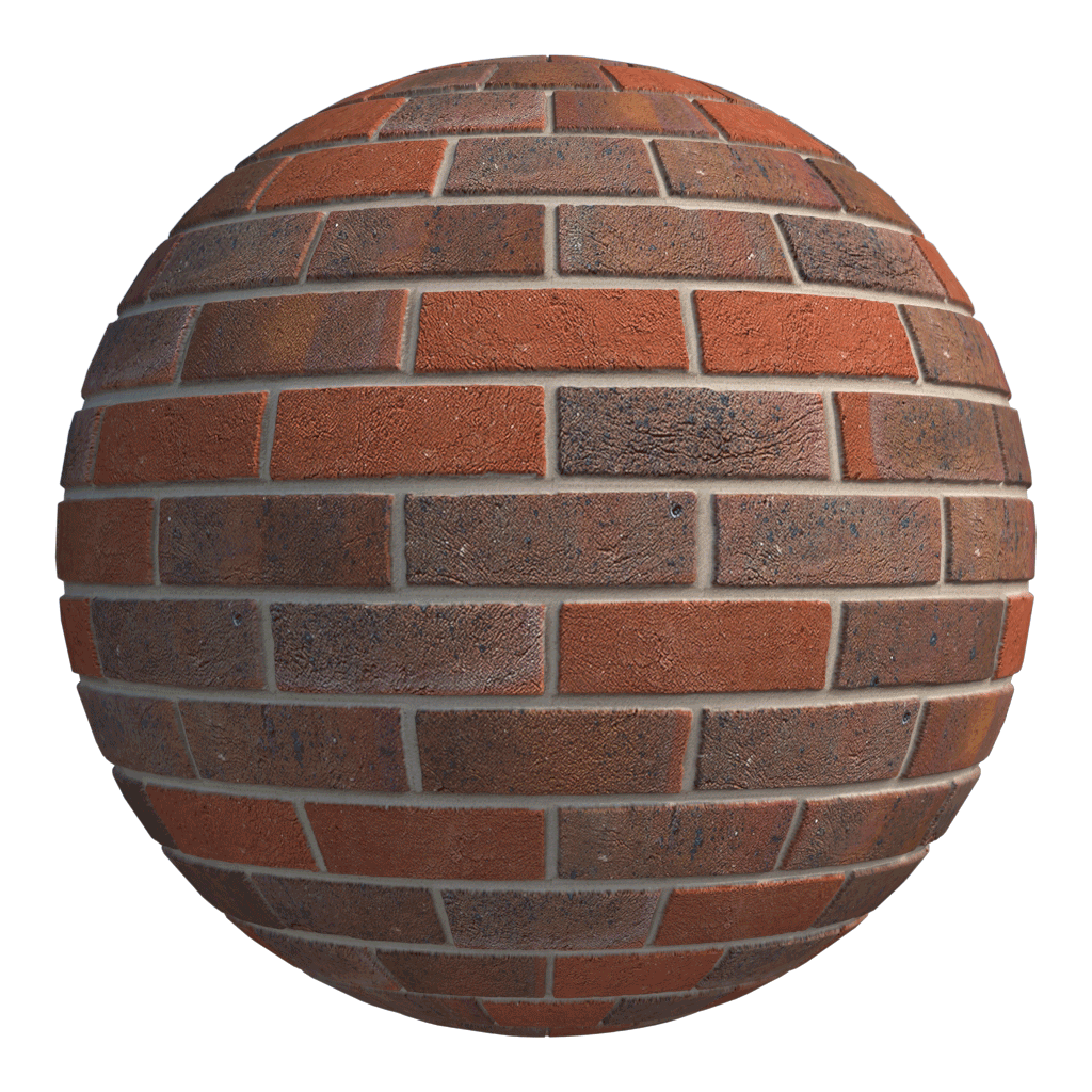 Tonbridge Handmade Multi Brick Texture Maps – CG Bricks